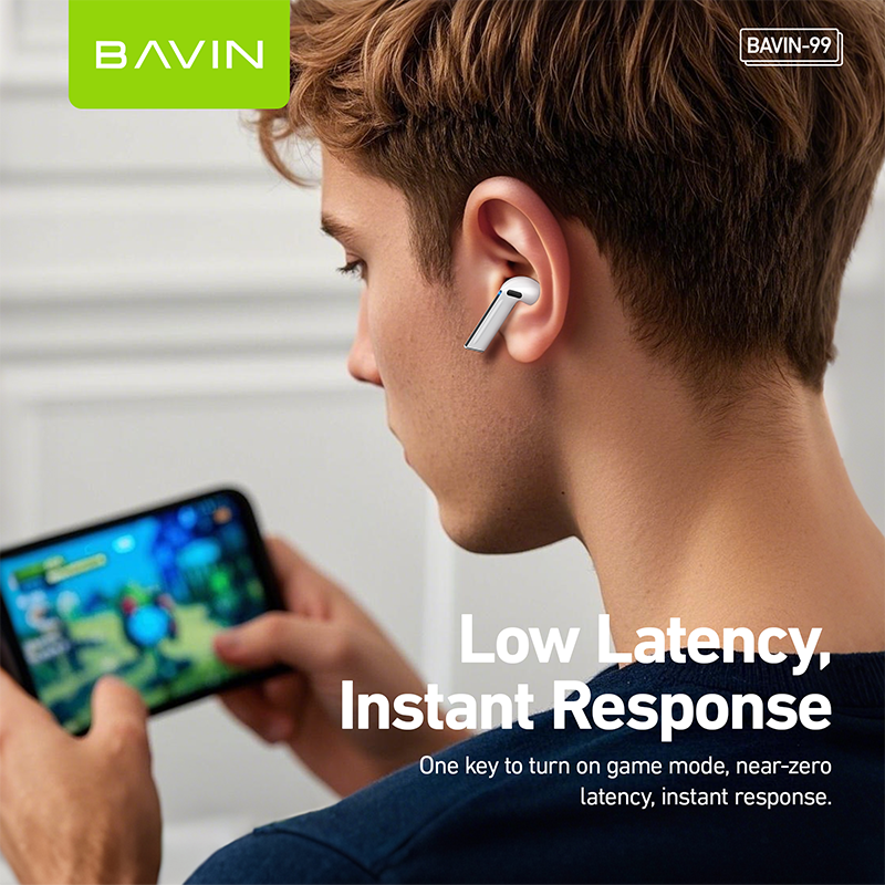 BAVIN BA99 TWS Bluetooth Wireless Earbuds Hi-Res Audio & Ultra-Clear ...