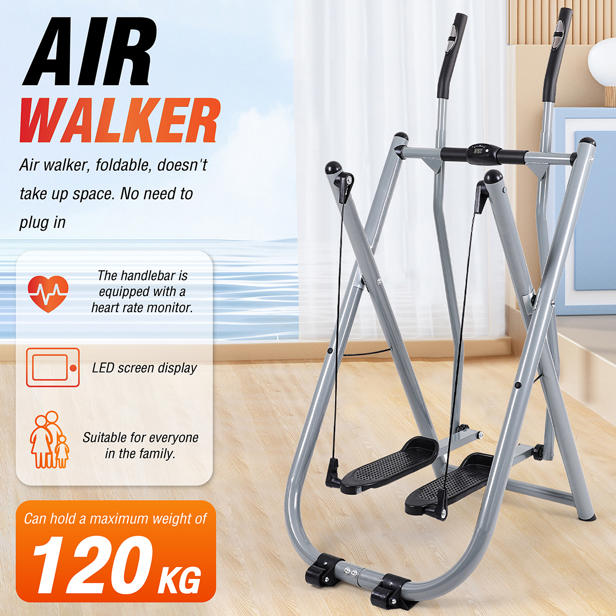 BetterGrowph Air Walker Exercise Machine Workout Trainer Body ...
