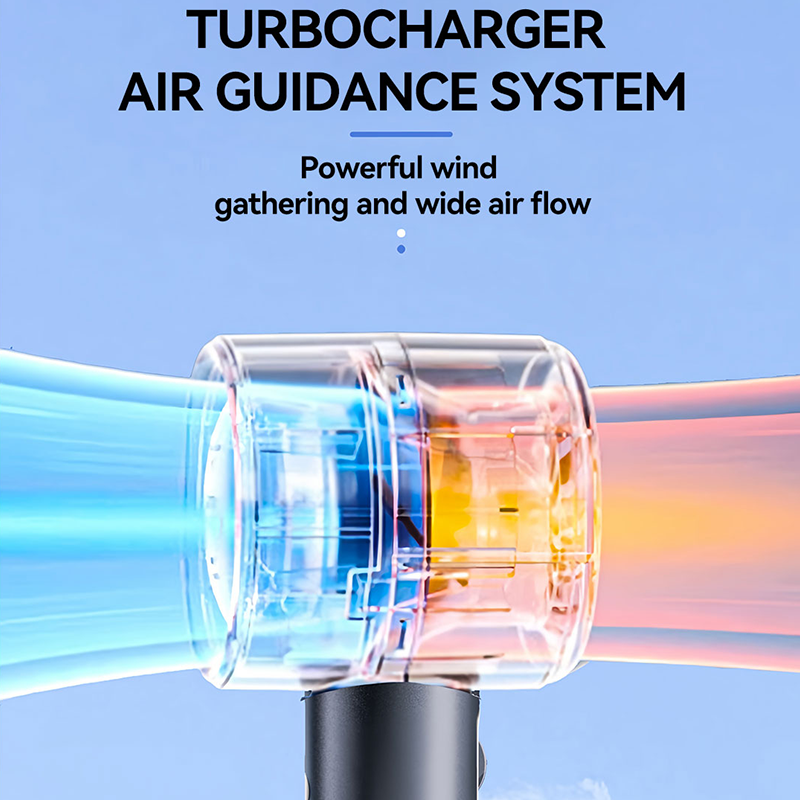 Samsung Turbo Mini Fan 6000mAh Rechargeable Bladeless Quiet Handheld ...