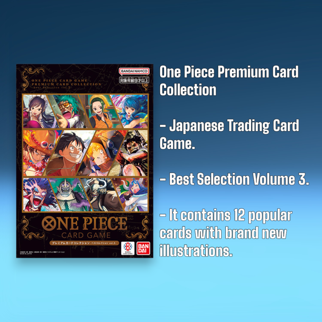 One Piece Card Game Premium Collection Volume 3 Japanese TCG Bandai ...