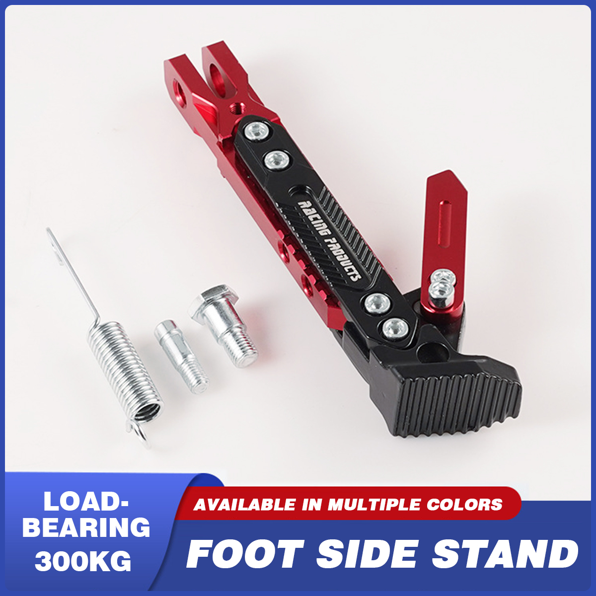 CNC Full Aluminum Alloy Side Stand / Adjustable Foot Kickstand ...