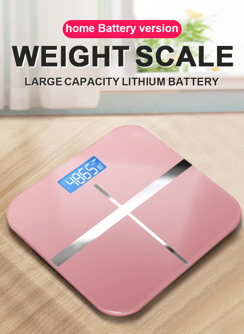 Weight Scale Home Weight Loss Multicolor Digital Glass Personal Body ...