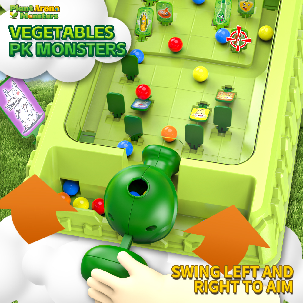 Plants vs. Zombies Pinball Shooting Machine Table Games for Kids Boost ...