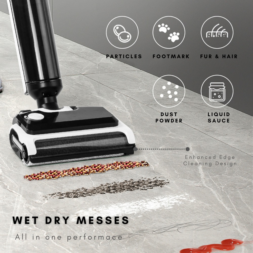 X9 Premium Cordless Wet And Dry Vacuum Cleaner Smart Dual-sided Edge ...