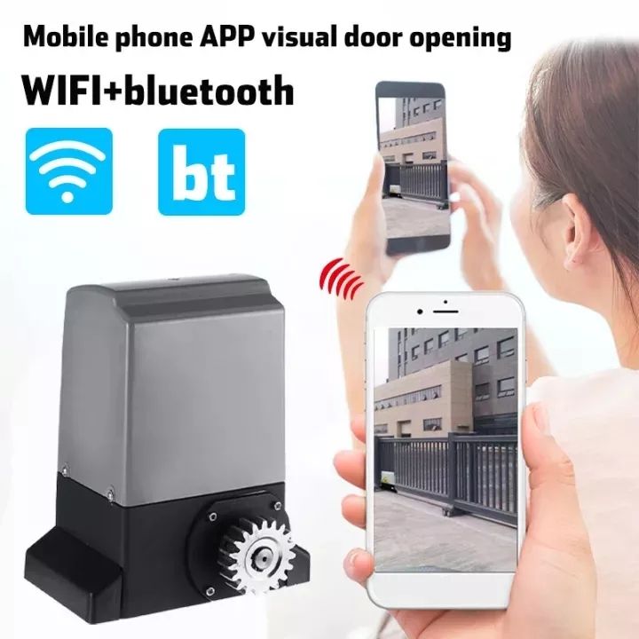2000kg load Automatic Electric Sliding Gate Opener with wifi to open ...