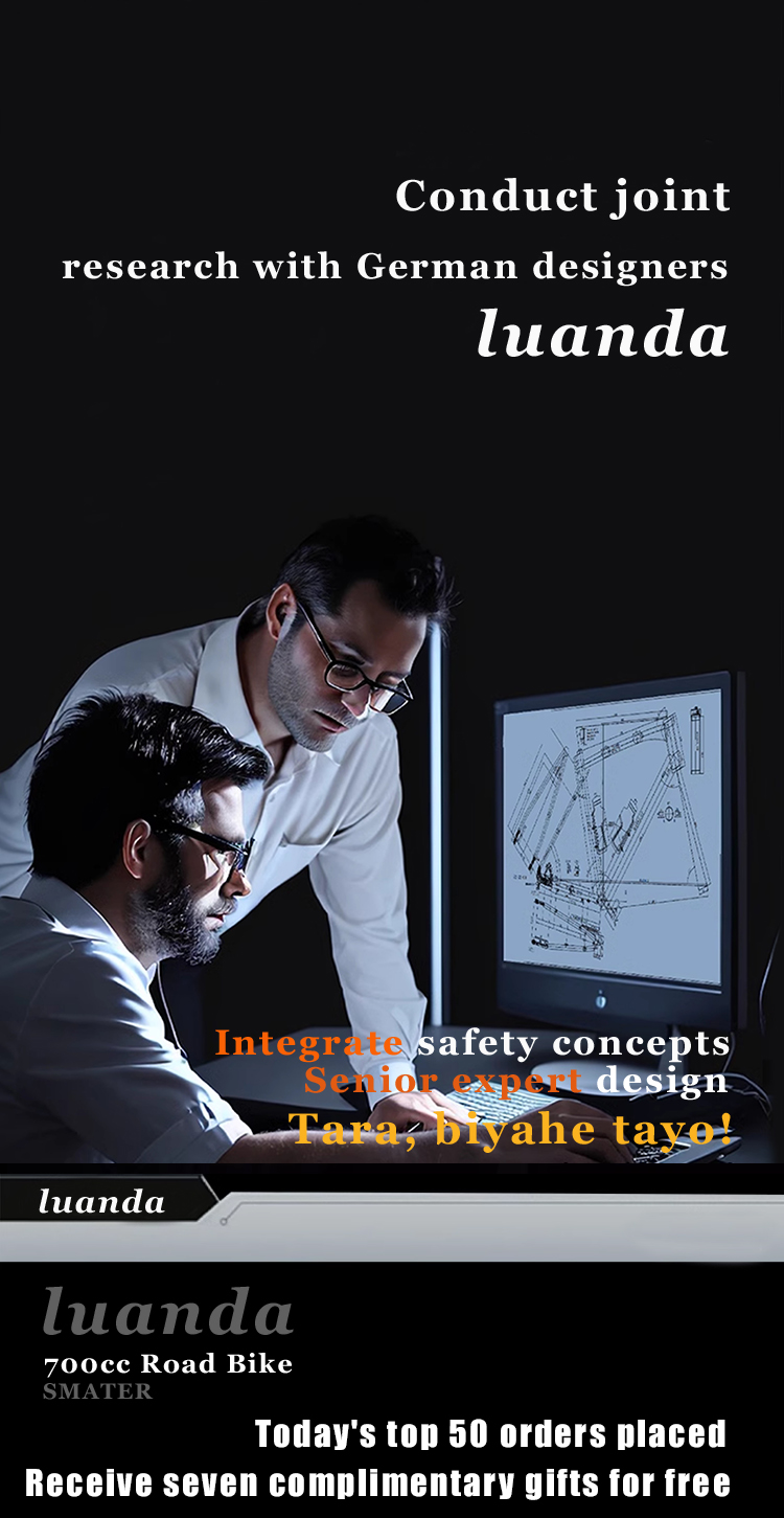 LUANDA Fixie Bike 26 Inch Adult Bike 700CC 7-Speeds Alloy commuter ...