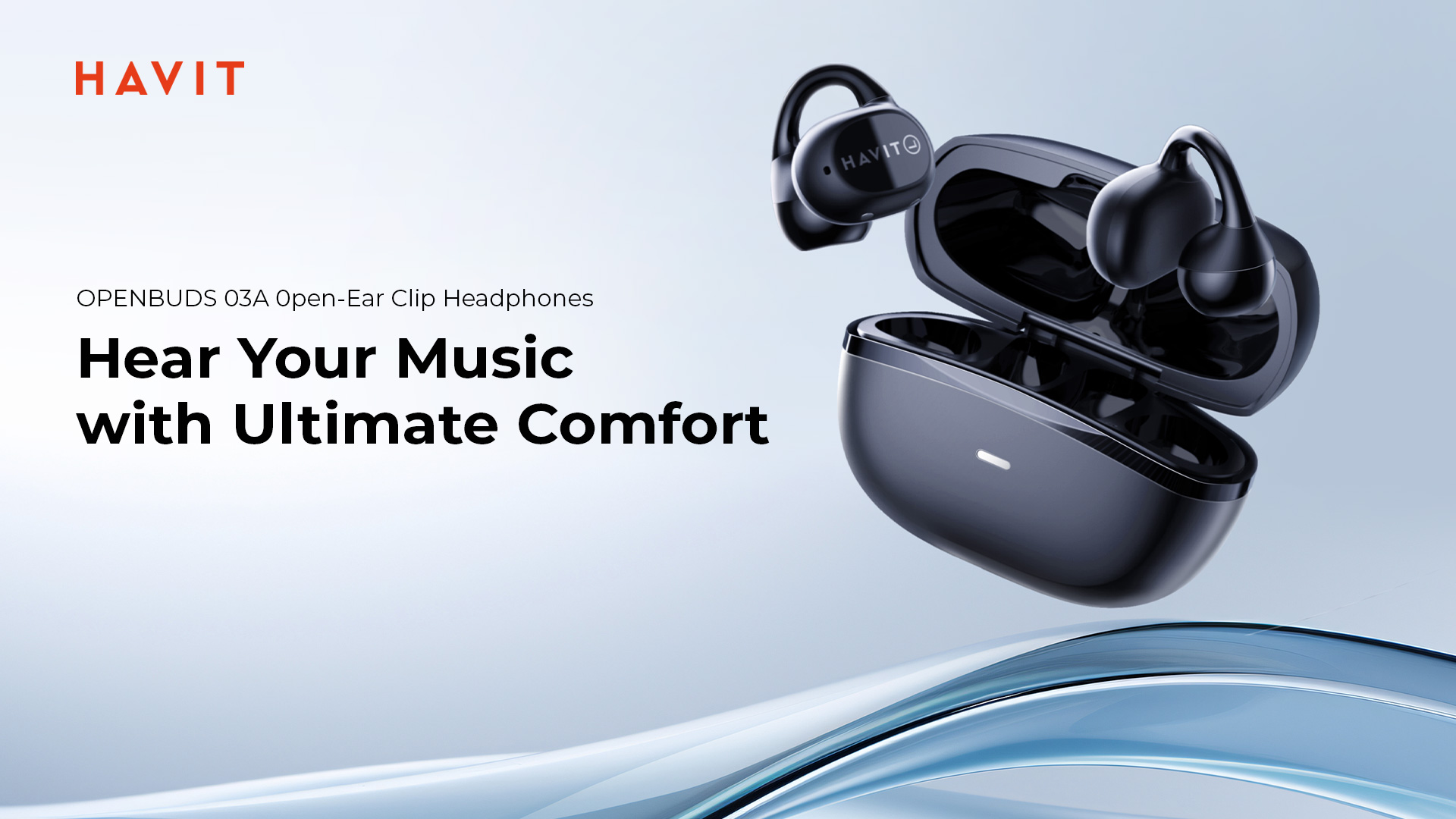 HAVIT OWS916 Lite Earbuds | 6hours Playtime | 40mAh Earbuds Battery ...