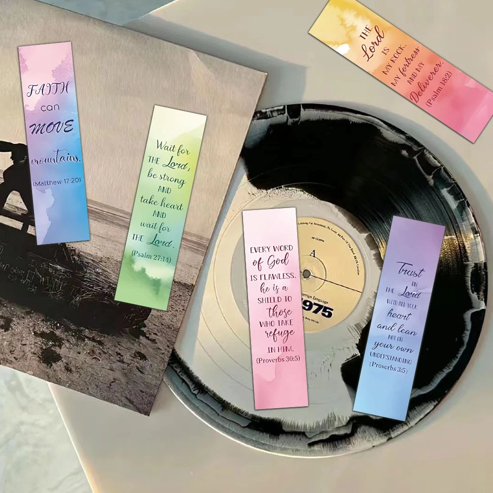 1pack/30pcs Beautiful scenery bookmark, paper reading multifunctional ...