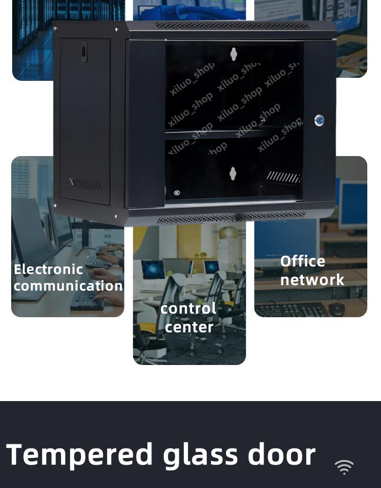 Wall mounted cabinet4U/6U/9U/12U/15U/22U Data Cabinet |for CCTV ...