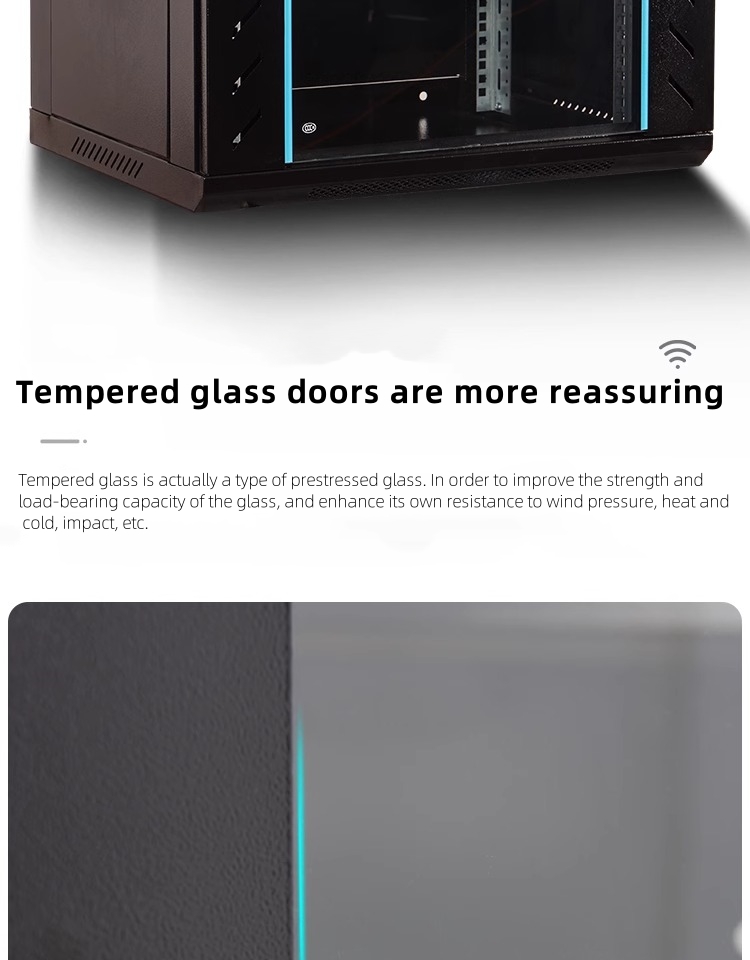 Wall mounted cabinet4U/6U/9U/12U/15U/22U Data Cabinet |for CCTV ...