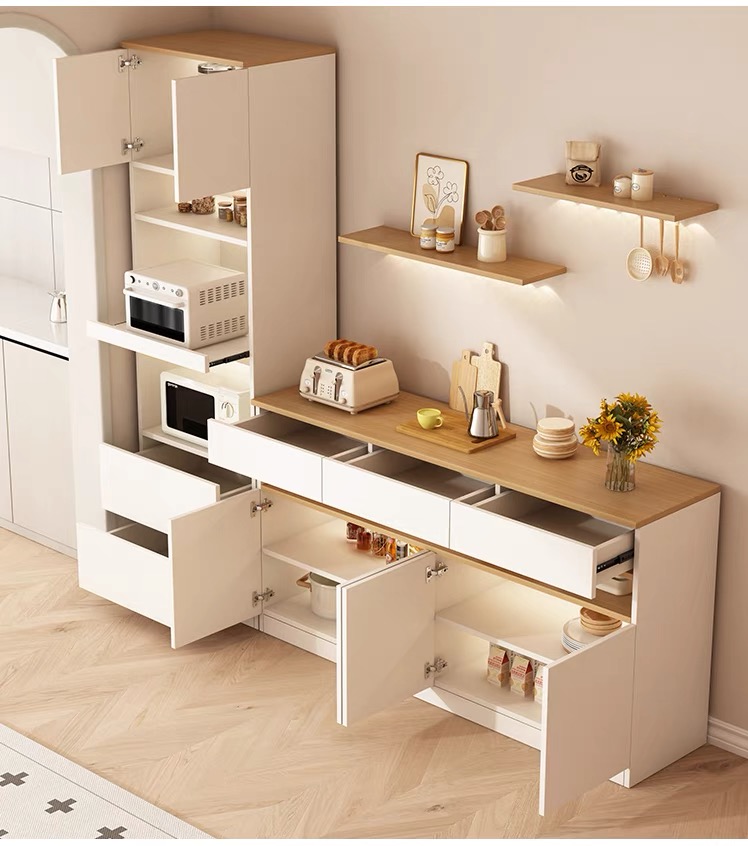 （COD）Microwave cabinet, Wall mounted cabinet，kitchen sideboard cabinet, kitchen cabinet | Shopee ...