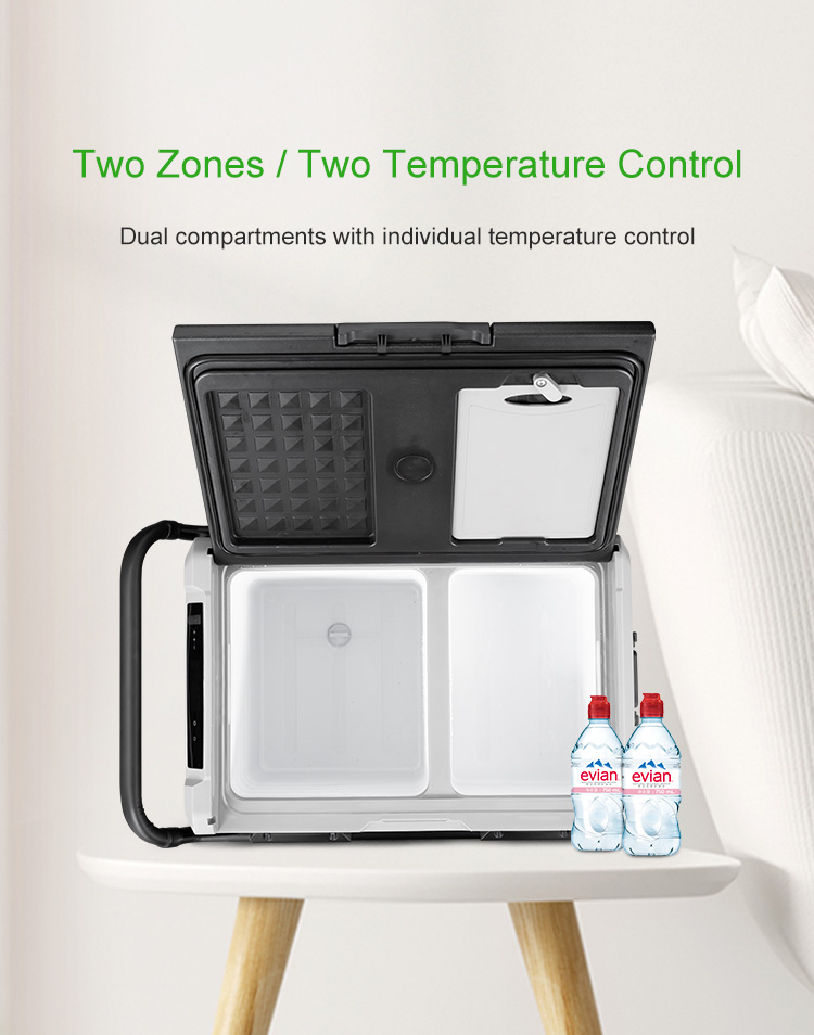 Alpicool TWW45/TWW55 Portable Solar Fridge Freezer Wheels Handle Car ...
