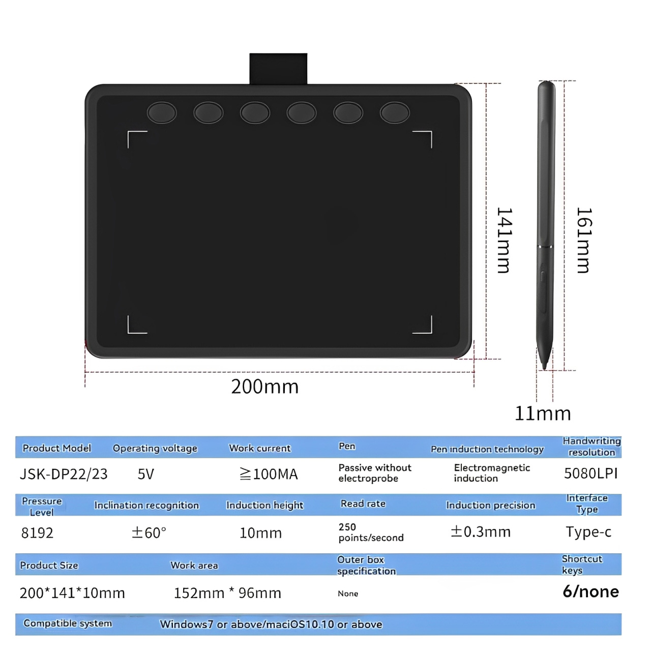 Expose Drawing Tablets Digital painted board Painted Graphics Tablets ...