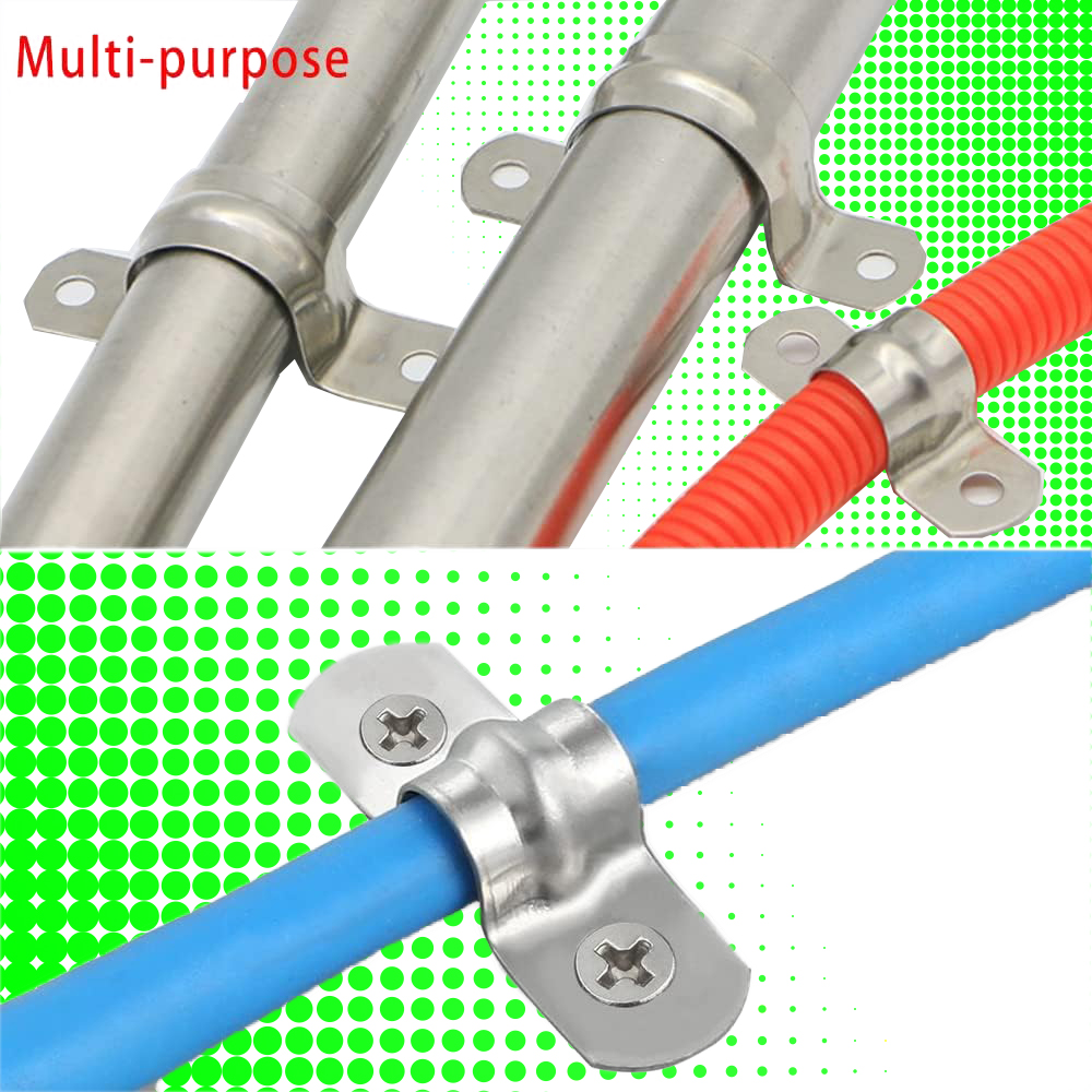 M60~180 (10pcs) 304 stainless steel Heavy Duty Metal Conduit Clamps ...