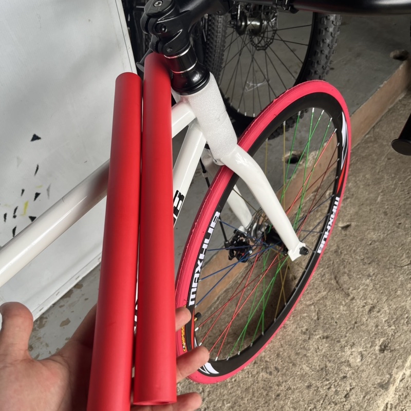 Maxhub Fixie DiscBrake front 700c DropBar With Freebies | Shopee ...