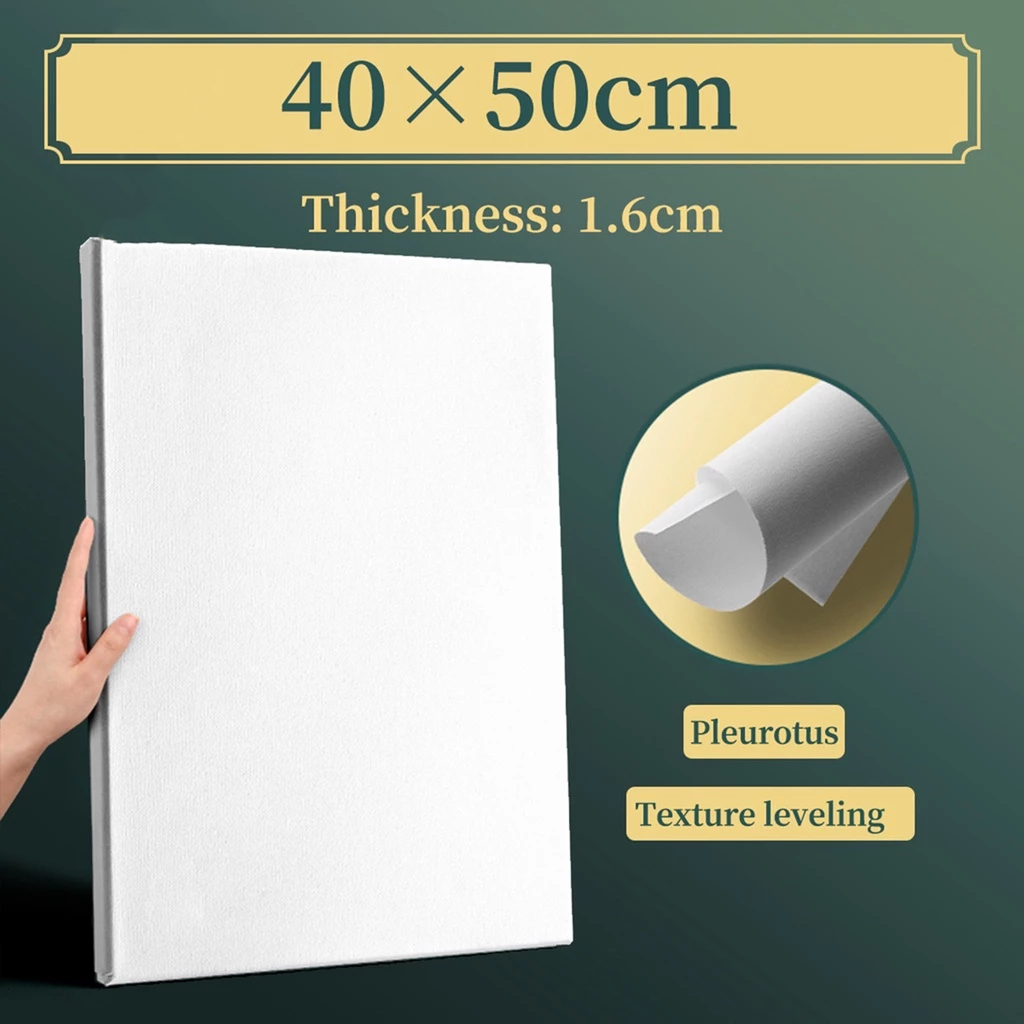 Canvas Board Painting Plain with Wooden Frame (Multiple sizes) | Shopee ...