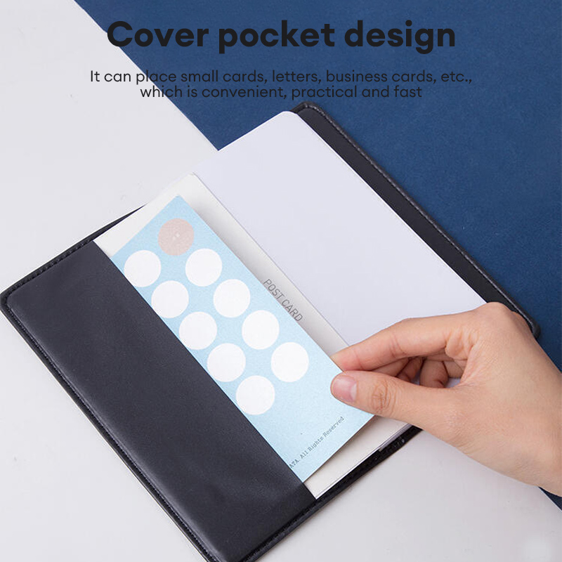 Deli 48K Writing Notebooks 80 Sheets Portable Leather riting Notebook ...