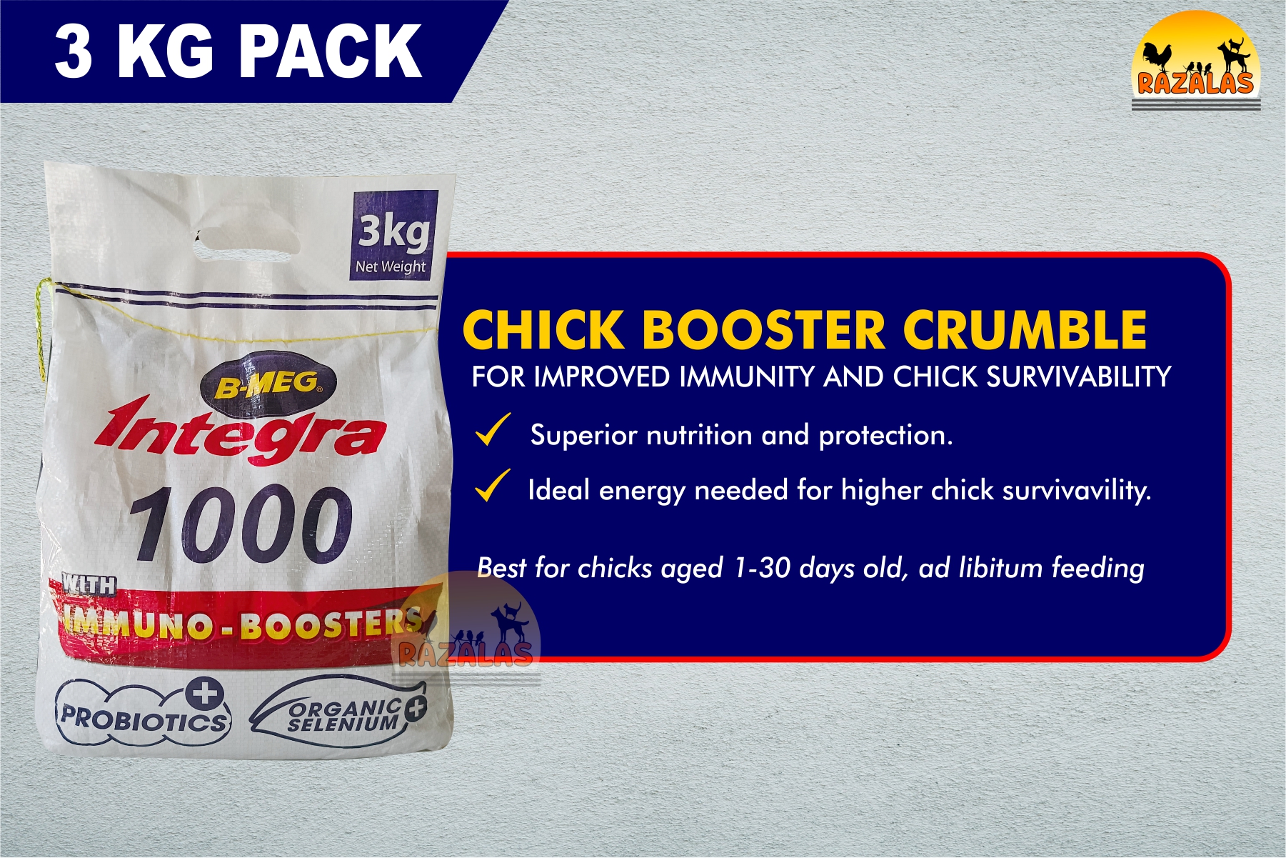 BMEG INTEGRA 1000, 2000, 3000 3KG PACK | Shopee Philippines