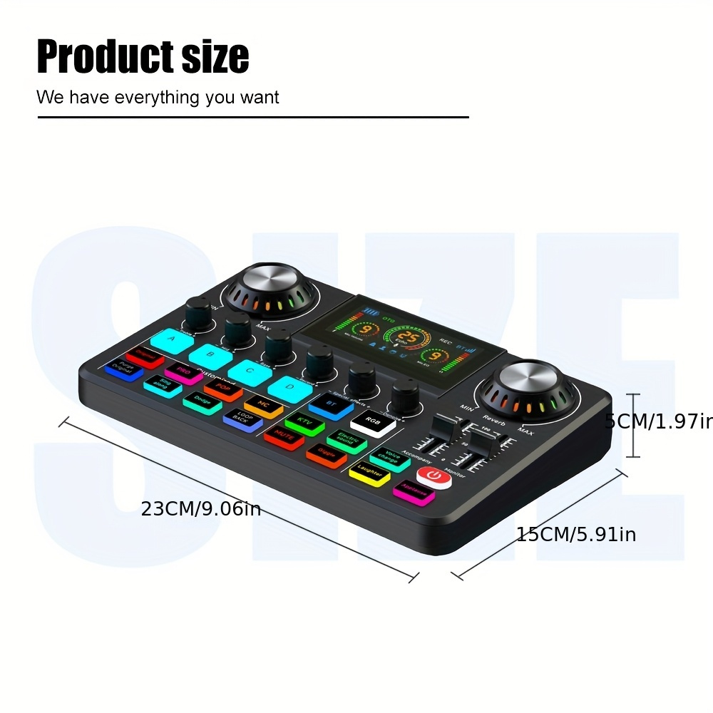 F668 high quality Sound Card with microphone condenser Complete set for ...