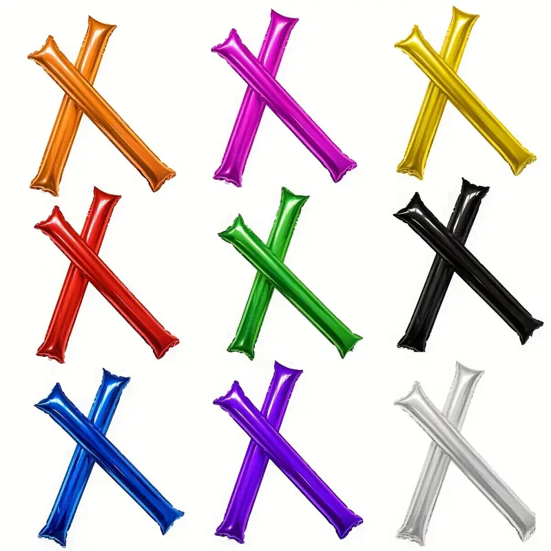 2Pcs Balloon Clapper Cheering Stick Happy Time Sporting Events ...