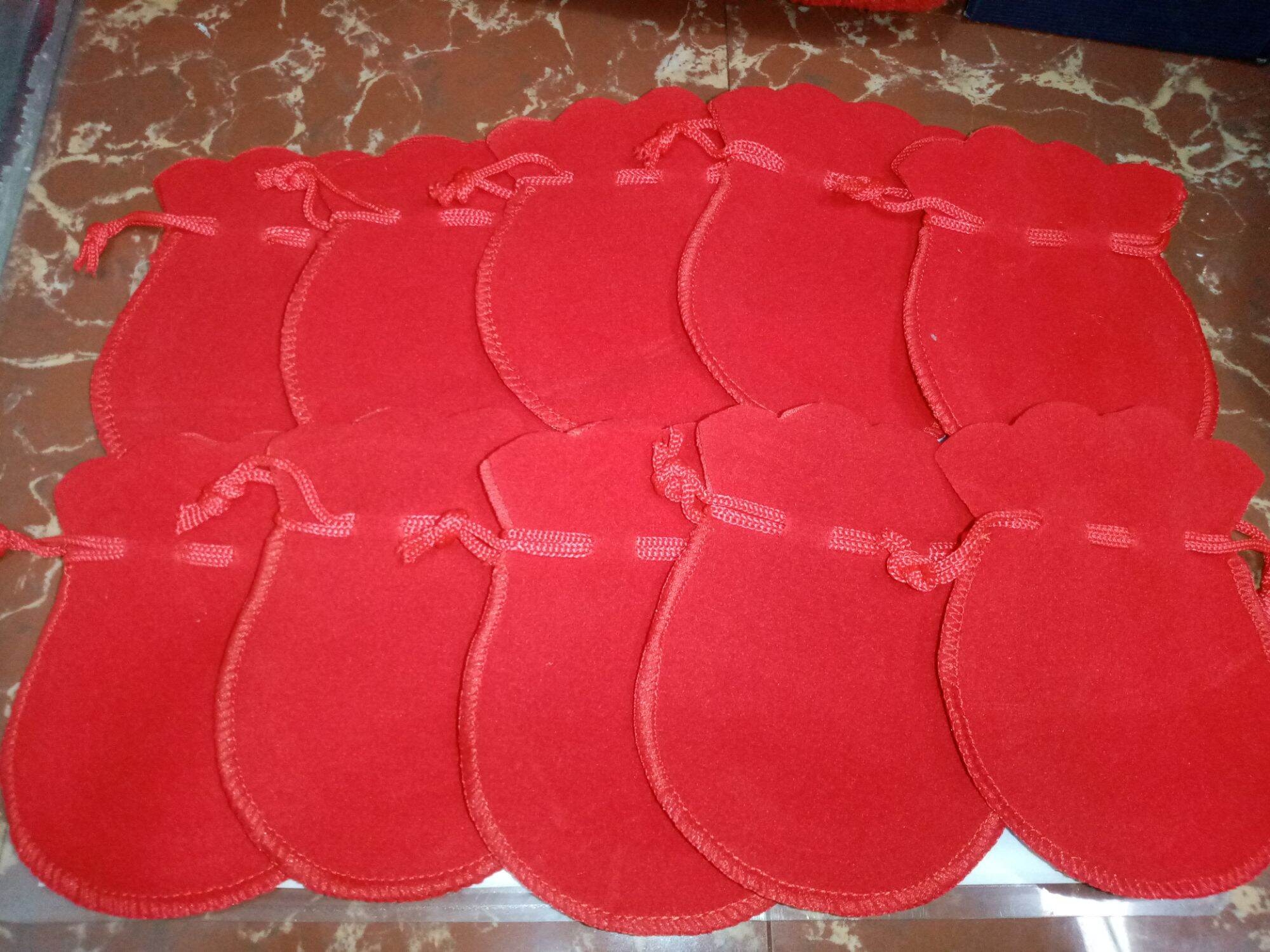 Red Pouch 10pcs (Pulang Tela 9*6.5cm) | Shopee Philippines