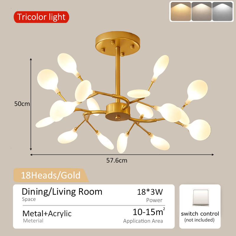 chandelier for living room center light Firefly chandilier drop lamp ...