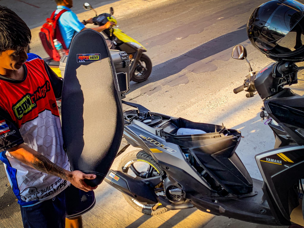 BOM RANGSIT Flatseat For NMAX/AEROX/MIO I 125/CLICK 160/RAIDER LIHA ...