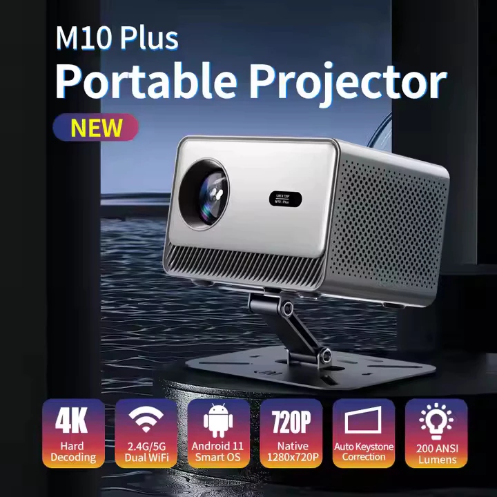 M10 4K Smart Projector | Android 11, Auto Focus & Keystone, 1080P, HDR ...