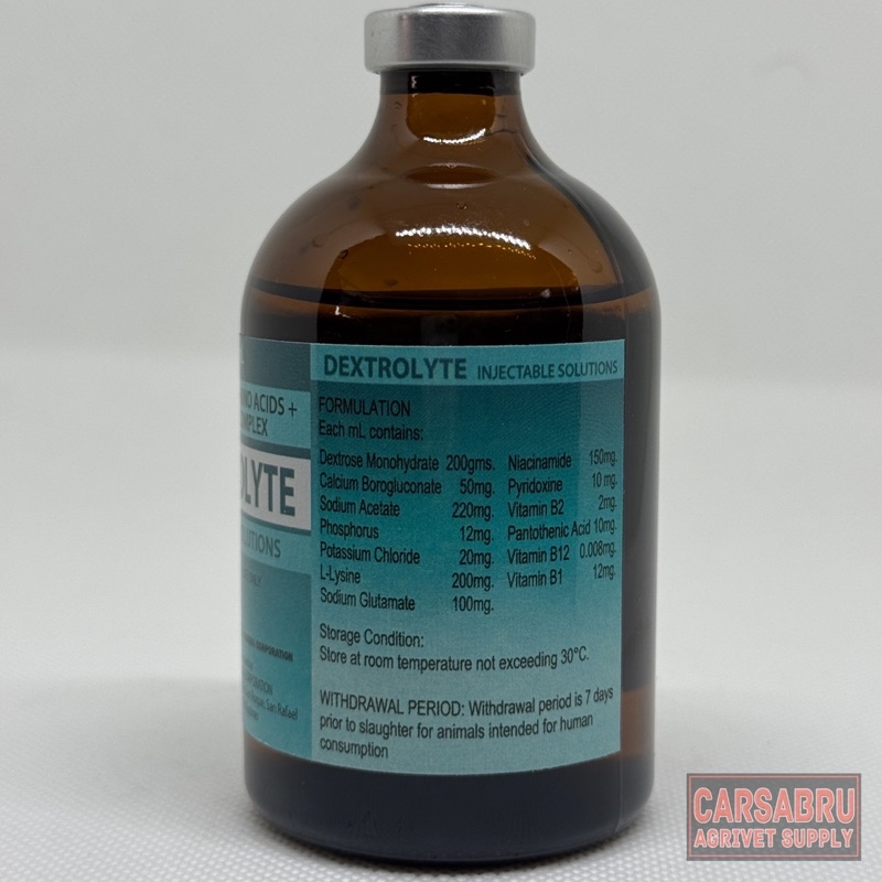 DEXTROLYTE ELECTROLYTE, AMINO ACIDS + VITAMIN B COMPLEX | Shopee ...