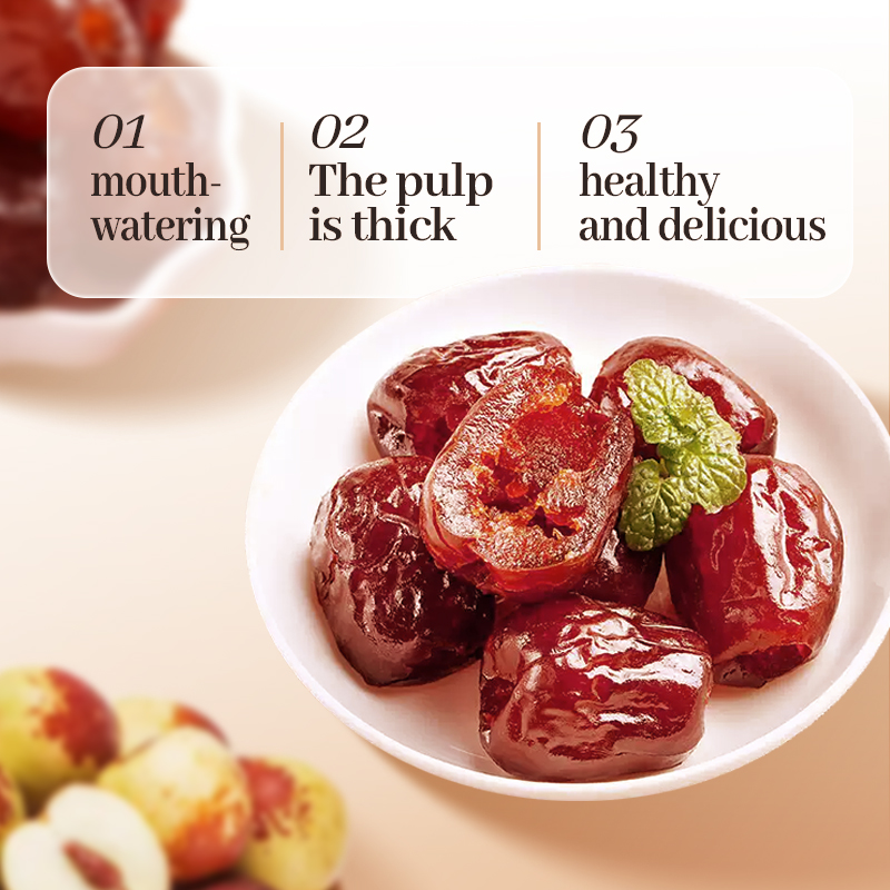 【Buy 1 Take 2】Mr.Squirrel Honey Jujube Dried Dates Seedless Fruits ...