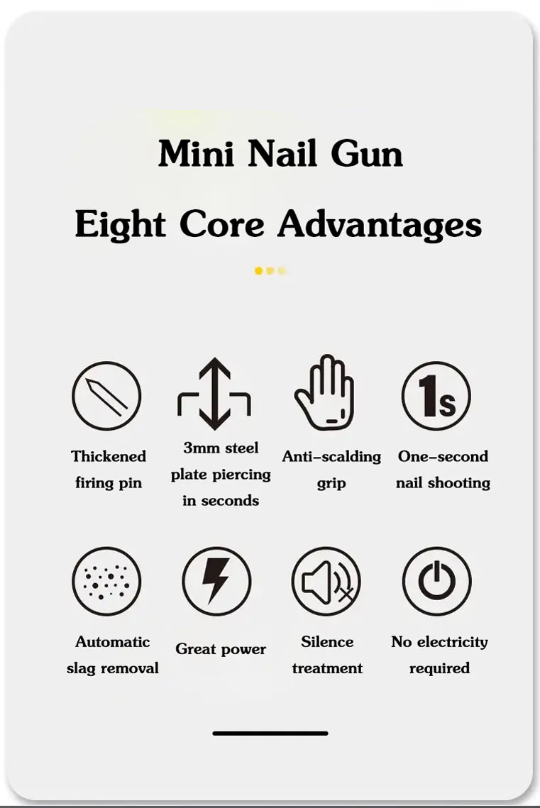 [Free Nails] 6-speed manual nail gun, suitable for concrete rivet tools ...