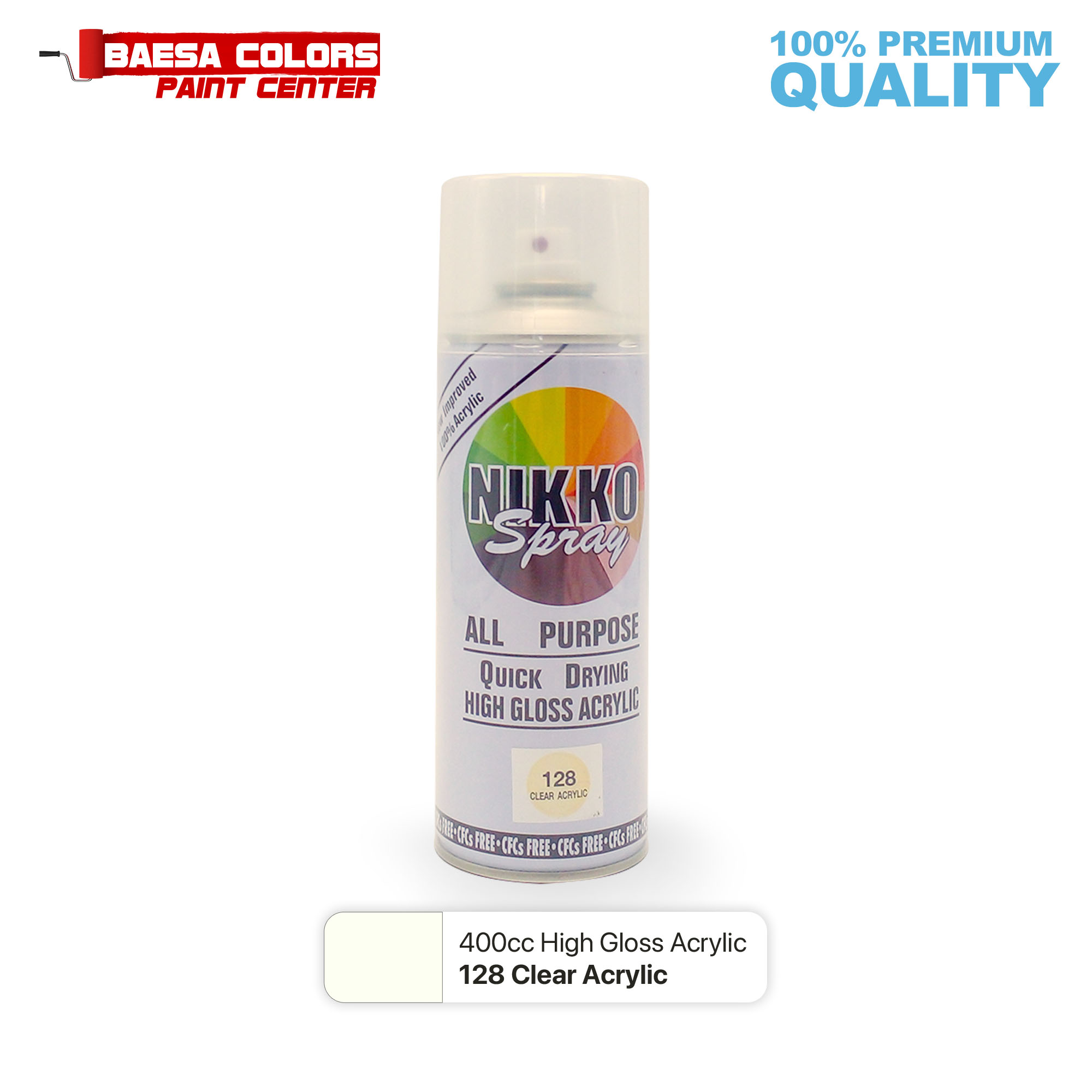 NIKKO Spray Paint All Purpose Quick Drying High-Gloss Acrylic ...