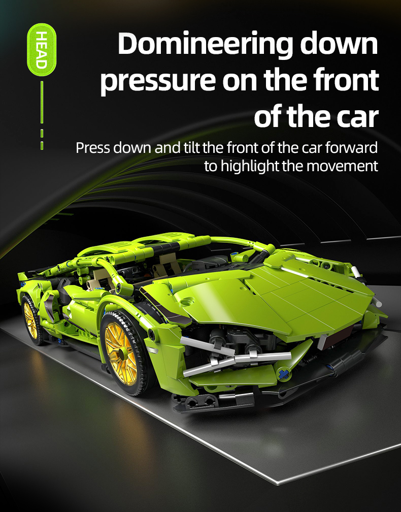 TOYLINX 1:14 Compatible Building Blocks Racing Car Bricks Toys Big Size ...