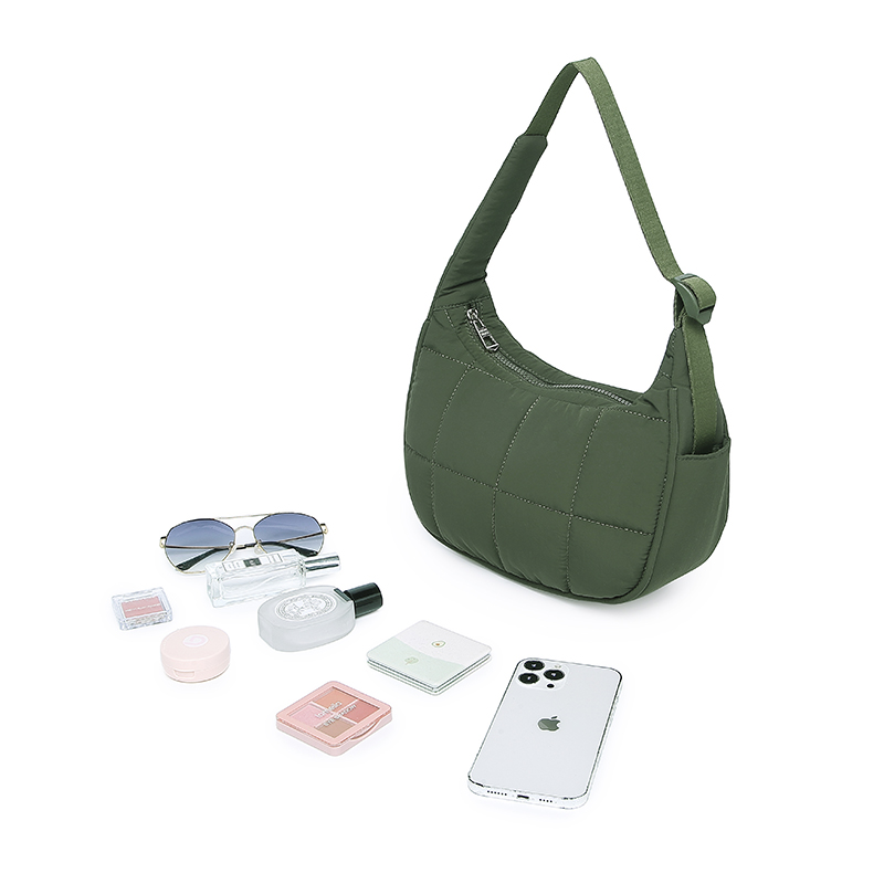 【Mumu Select】M818 Quality Women Puffy Nylon Shoulder Bag Puffer ...