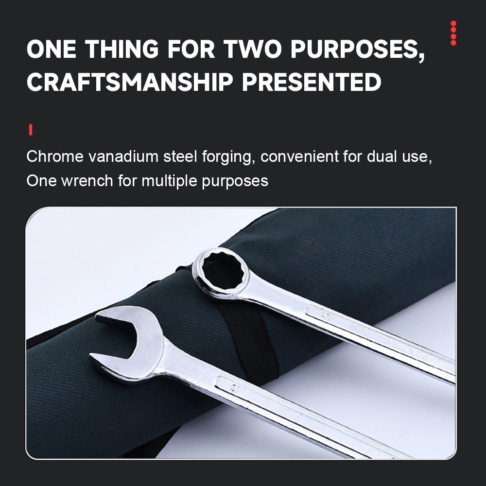 16PCS Rachet combination wrench steel chrome vanadium 6-32mm ...