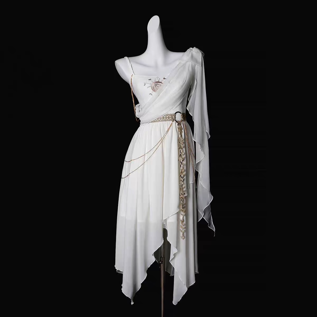 Tears Of Themis Lolita Dress Greek Goddess Cosplay Costume White ...