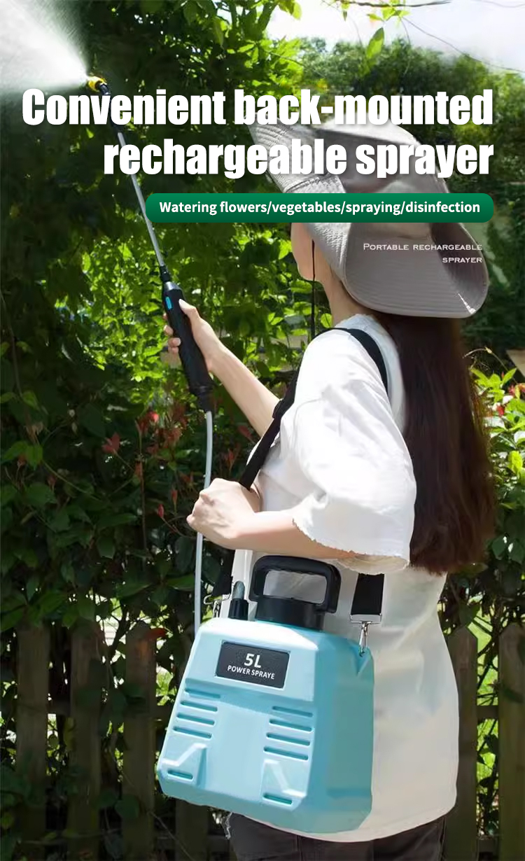 Automatic spray gun electric sprayer 8L/5L garden plant watering ...