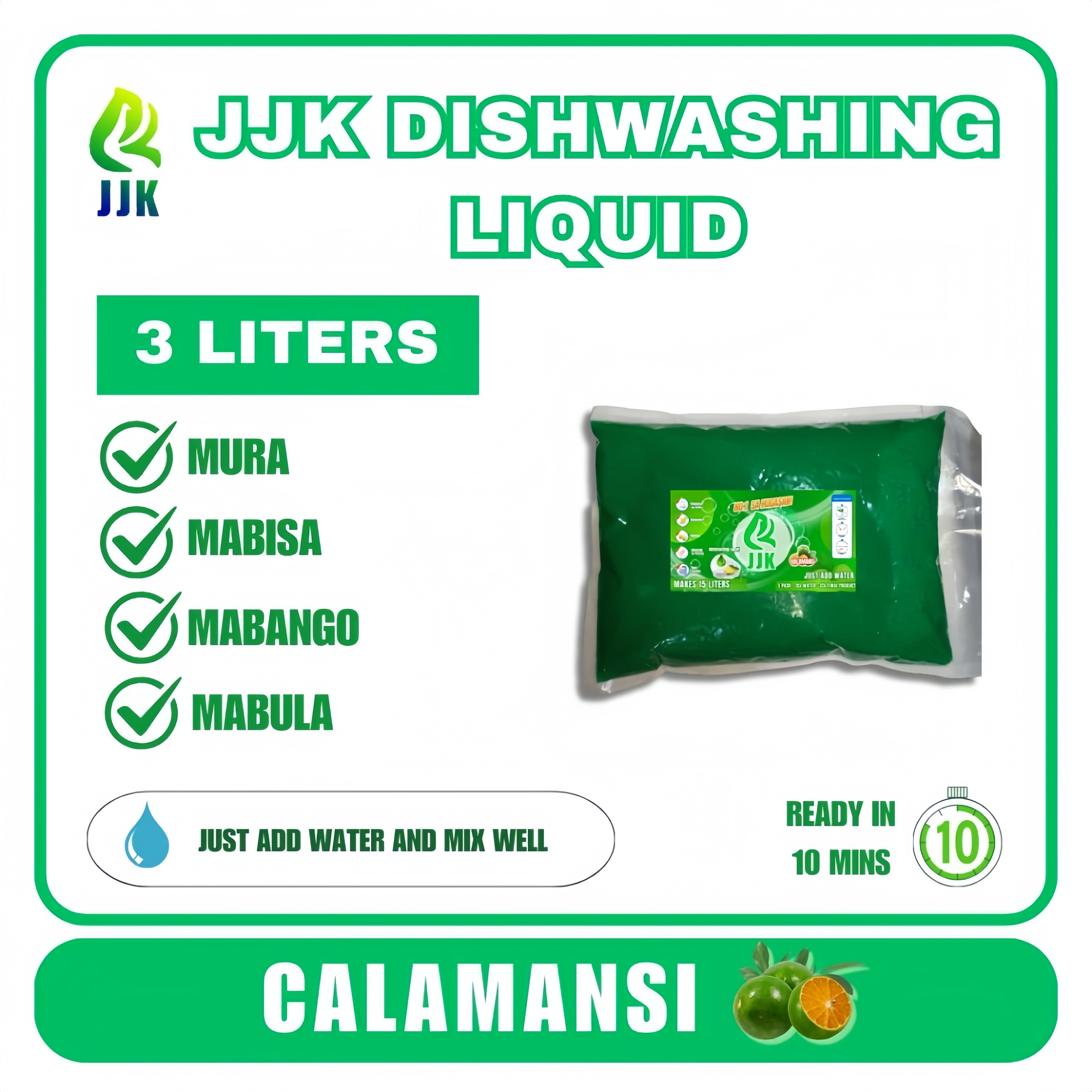 JJK DIY dishwashing LIQUID KIT 2L,5L,15L Easy Mix formula-calamansi & Lemomn scent | Shopee ...