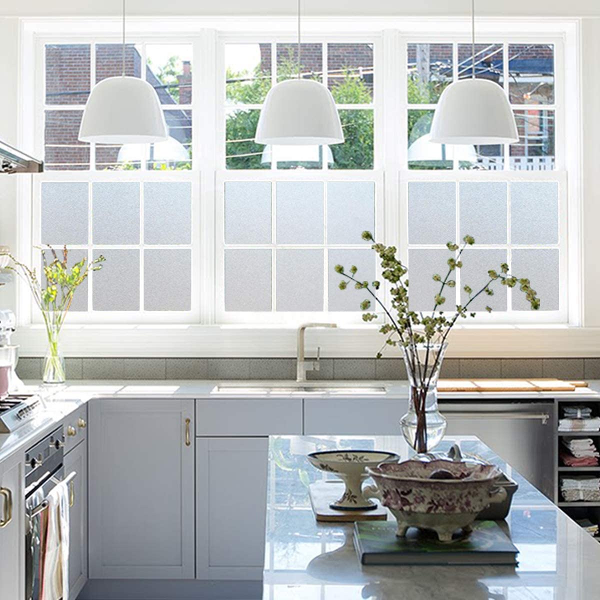 Glass Frosted Sticker Window Privacy Film Frosted Window Sticker Glass ...
