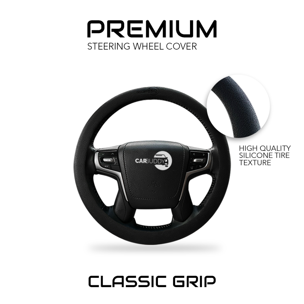CAR BUDDY - Premium Steering Wheel Cover Grip | Universal & Non-Slip ...