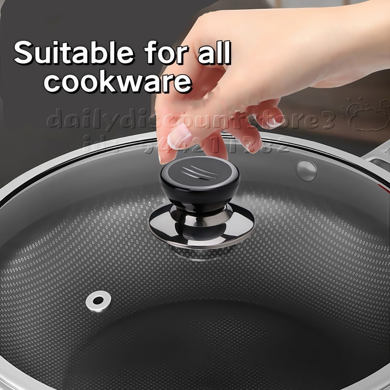 Universal Pot Lid Replacement Grip Pot Lid Handle Grip Cookware Pot Lid ...