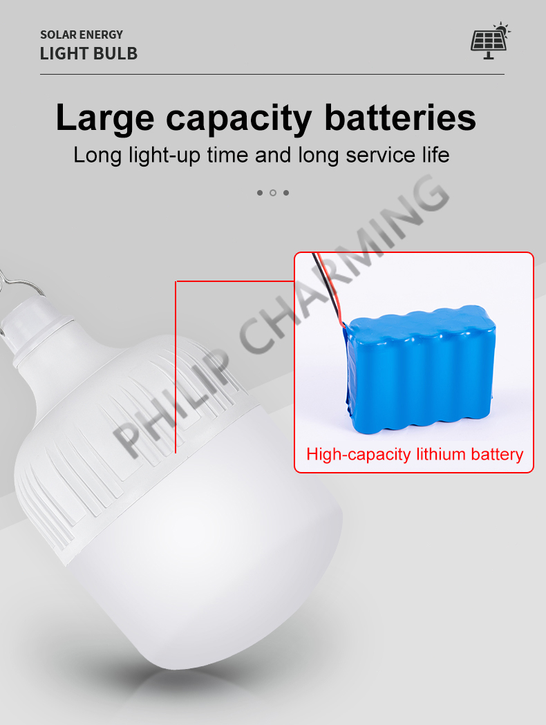 Solar light bulb light Solar light outdoor waterproof ip67 tri color ...