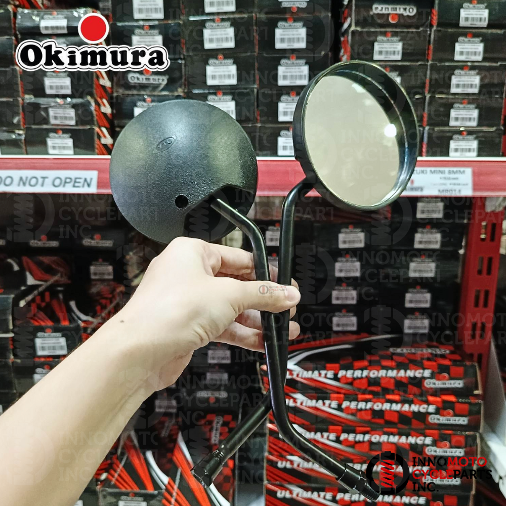 Okimura Side Mirror Set 10mm Reversible BT-072S for Honda Tmx ...