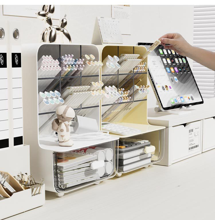 TTSM-Storage box slanted drawer style office pen holder student ...