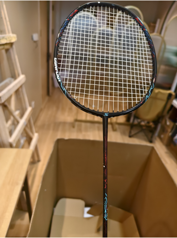 100%Carbon Badminton Racket Original 4U G5 24lbs Training Single Carbon ...