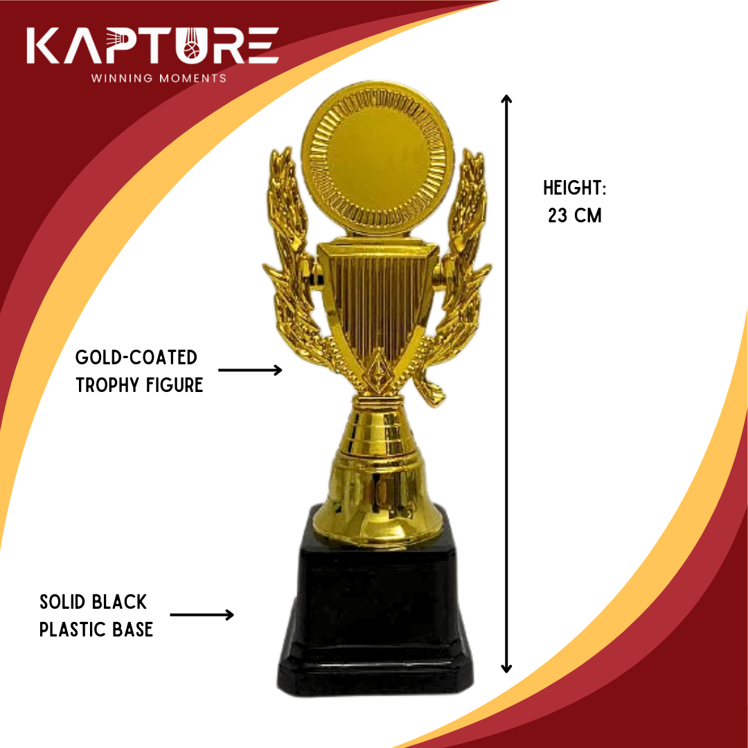 Trophy Award – Gold | 9.2" / 23cm (Shield Shape Body Design) | Perfect ...