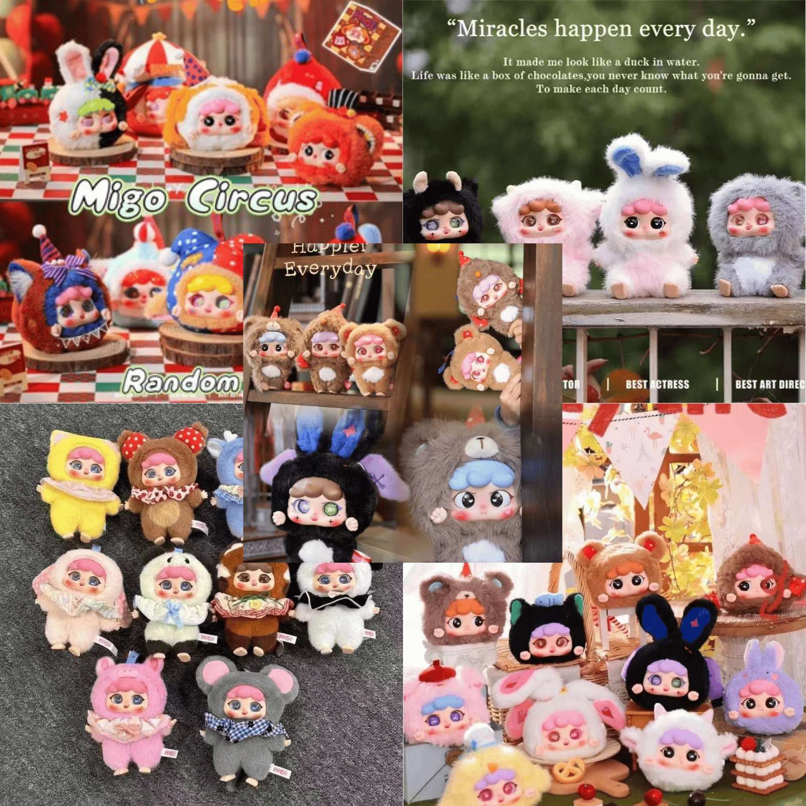 Spaylater Migo Plush V1–V5 Series | Surprise Random Blind Box 1pc ...