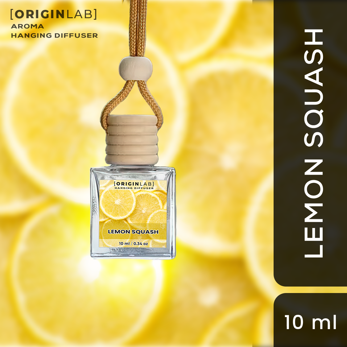 ORIGINLAB LEMON SQUASH Hanging Diffuser - Car Freshener - Air Diffuser ...