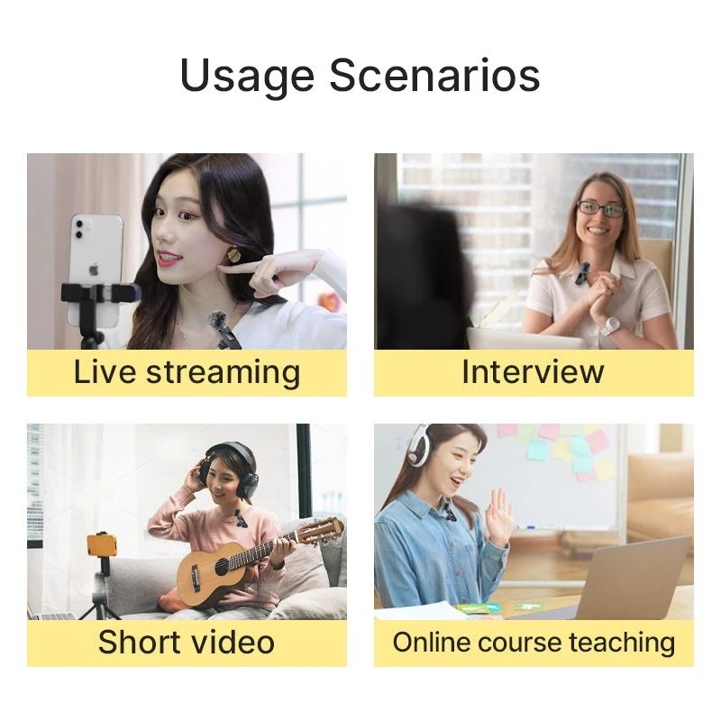 K9 Wireless Lavalier Microphone for videoke Network Video Shooting And ...