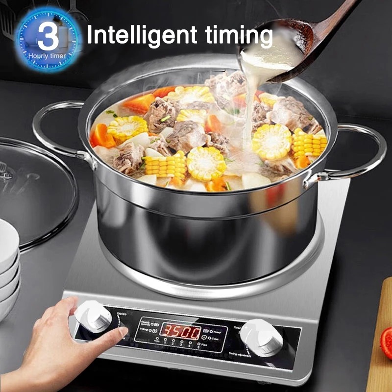 (Latest) 3500W Induction Cooker Smart Home Cooking Multifunctional ...